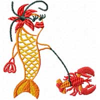 4-Hobby.com - Machine Embroidery Designs :: Funky Pics :: Funky Fish 12 ...