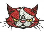 Tags: cat face embroidery, feline embroidery design, pet embroidery ...